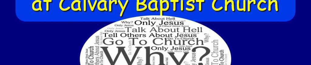 The Front Row at Calvary Baptist Church December 28, 2025 (recorded on ...